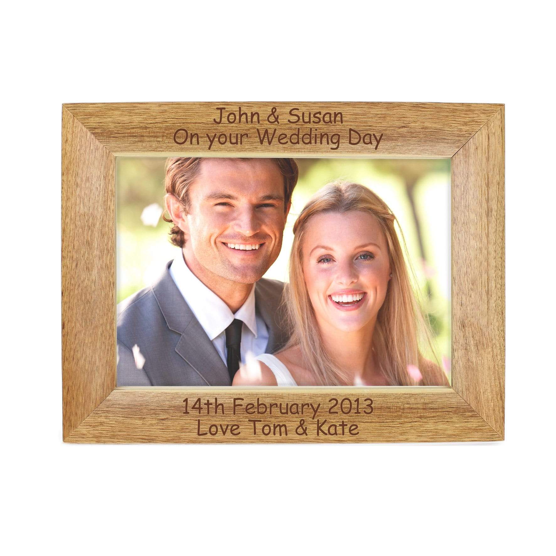 Personalised Landscape 7x5 Landscape Wooden Photo Frame Delivered | The ...